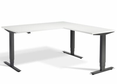 Advance Sit Stand Corner Desk | Easy Adjustment & Larger Top