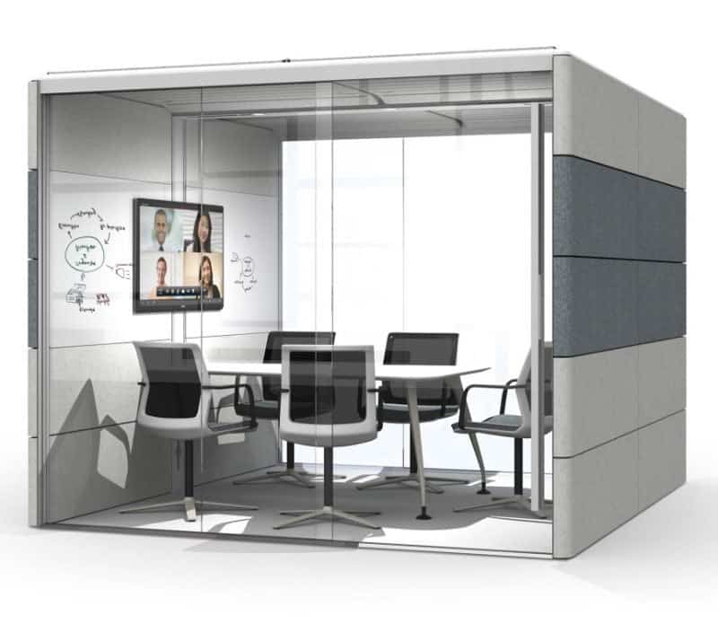 Hoozone Circular Pod | Seclusion To Work, Meet & Collaborate