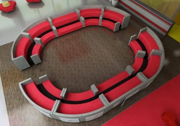 Blockley Tiered Seating Is Ideal For Collaborative Meetings