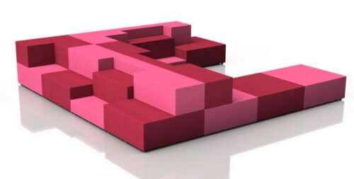 Blockley Tiered Seating | Four Module Shapes | 2 Or 3 Levels