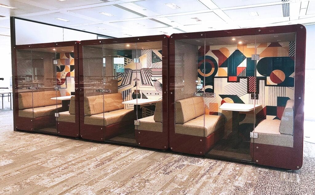 Bob Meeting Den Creates A Flexible Moveable Meeting Space