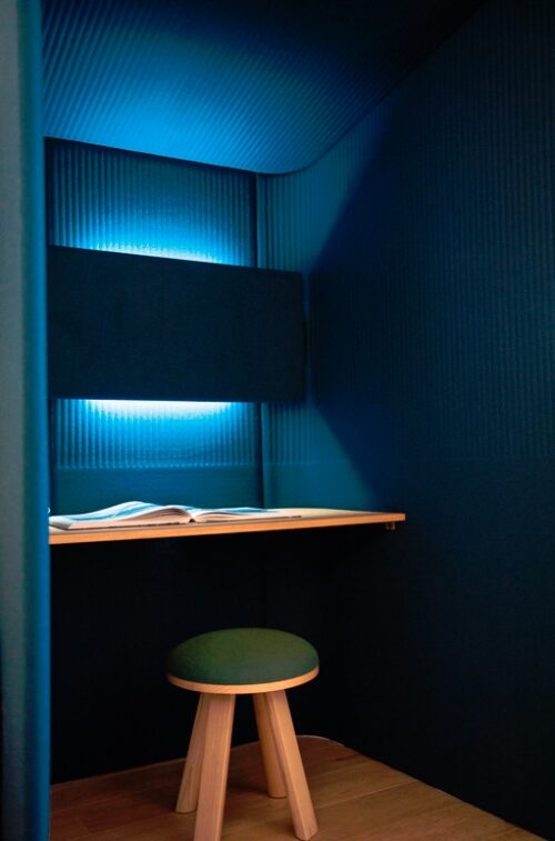 BuzziBooth Standing, Seated Or Low Back Acoustic Work Pods