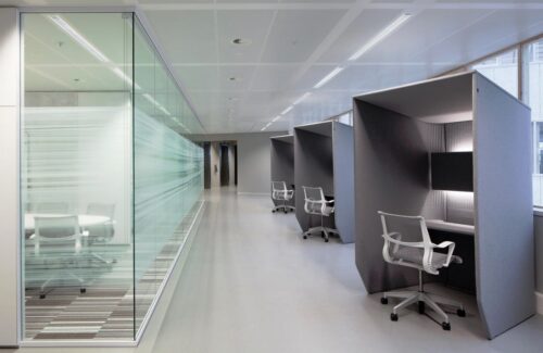 BuzziBooth Standing, Seated Or Low Back Acoustic Work Pods