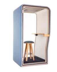 BuzziNest Phone Booth With Motion Sensor Air Ventilation