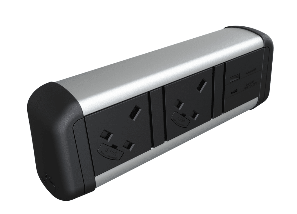 Contour Metal Power Module | Power Data AV Plus USB Charging