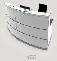 Stave Reception Desk | Multiple Designs For One Or Two Staff