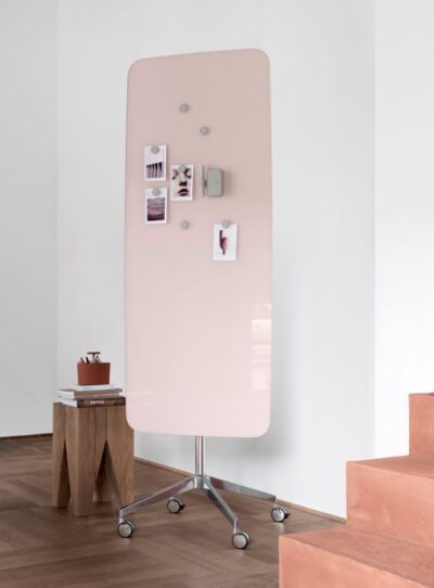 Flow Mobile Writing Board Magnetic Glass Presentation Tool