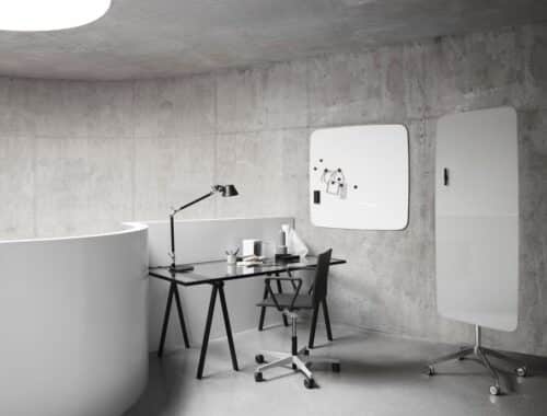 Flow Mobile Writing Board | With Glass Surface In 24 Colours