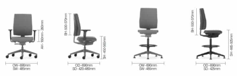 Freeflex Task Chair Encourages User Mobility And Flexibility