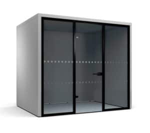 Hyde Booth | Open Or Glass Fronted Workspace For 2-6 People