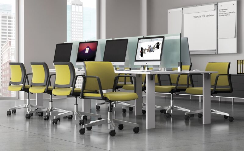 Kind Swivel Chair For Compact Height Adjustable Task Seating