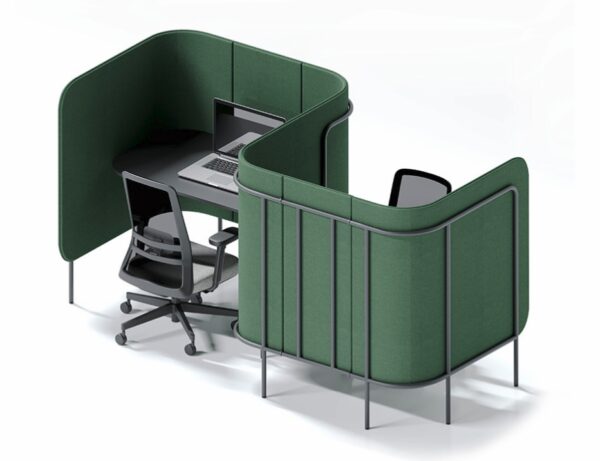 Leaf Pods And Sofas For Creating Working And Social Zones