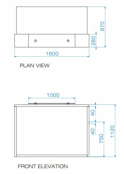 Light Reception Desks | Various Designs For One Or Two Staff