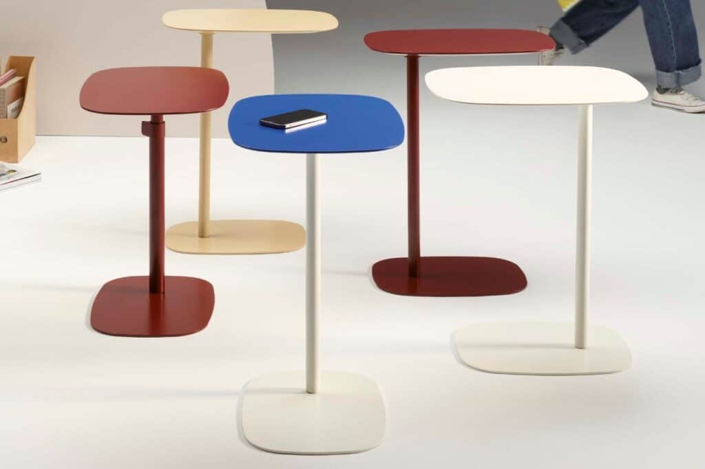 Nota Table | Fixed Or Adjustable Hight In Multiple Finishes