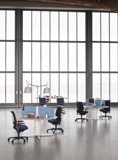 Orb Desk | Revolutionary Circular Desk System At Two Heights