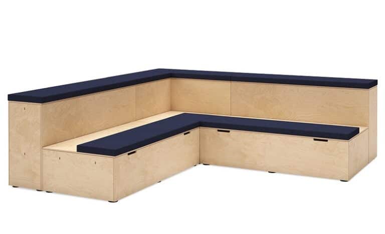 Platforms Modular Seating Two Level Collaboration & Learning