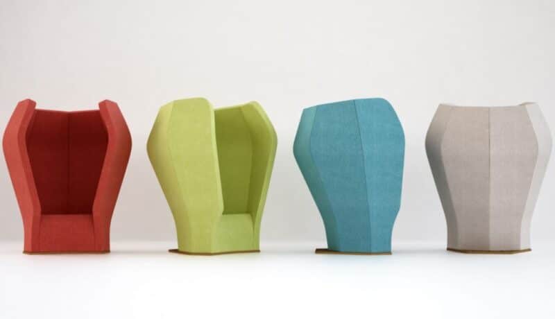 Sound Station Chair Forms A Sound Cocoon For Quiet Seclusion