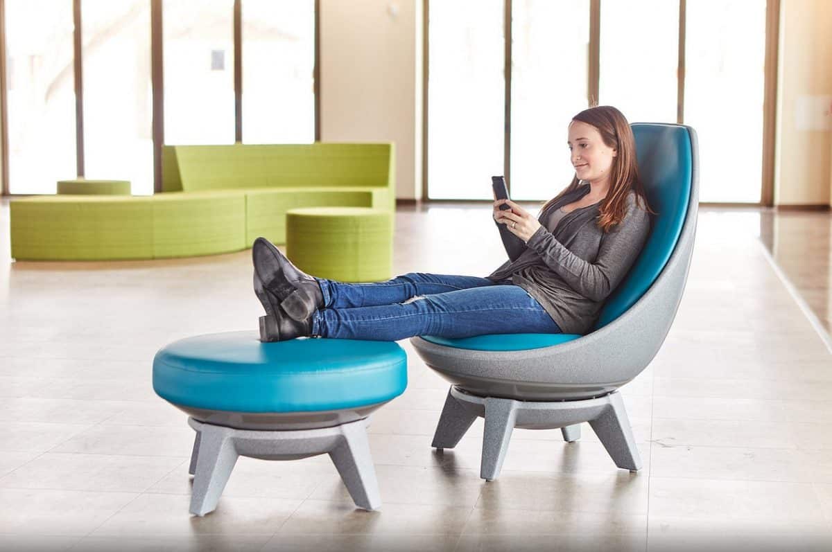 Sway2 Lounge Seating Features A Unique Gyroscopic Motion