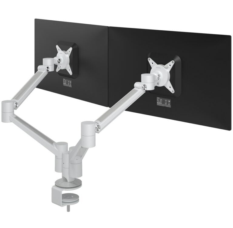 FSA2 Dual Monitor Arm | Clamp Grommet And Through Desk Mount