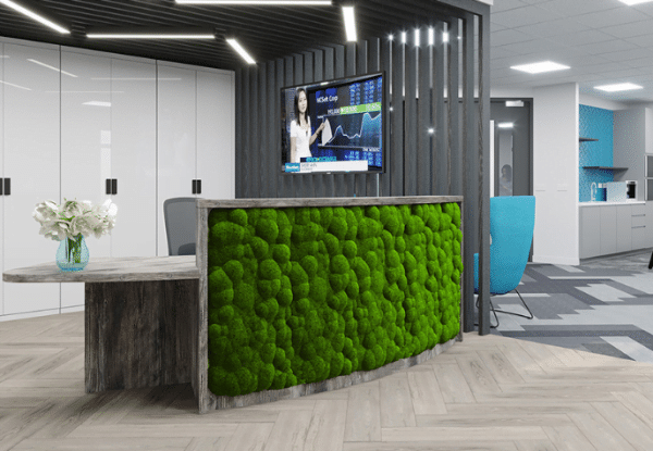 Stave Reception Desk | Multiple Designs For One Or Two Staff