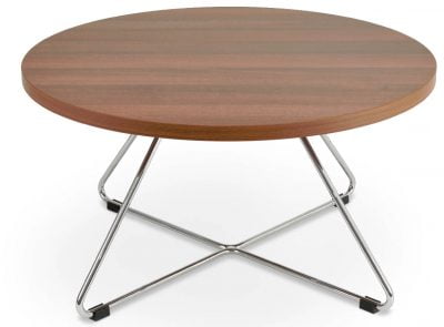 Paris Coffee Table With Circular Or Square Top And Wire Base