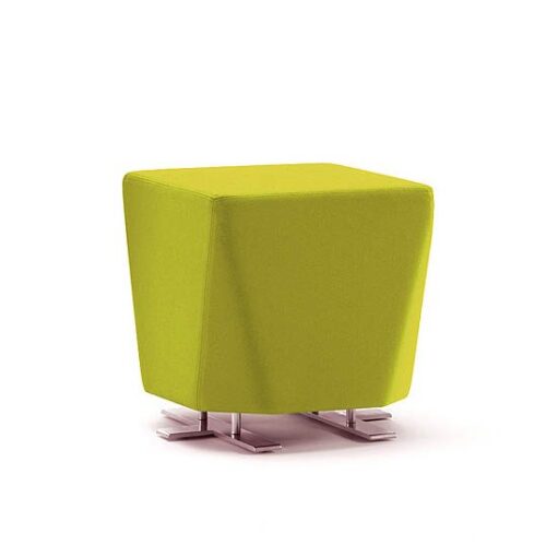 Tandem Seating Stylish Minimalist Two Seater Bench And Cube