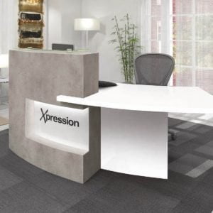 Stave Reception Desk | Multiple Designs For One Or Two Staff